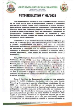 Guayaramerín demanda creación de una unidad académica de la ESFM Riberalta | La Palabra del Beni